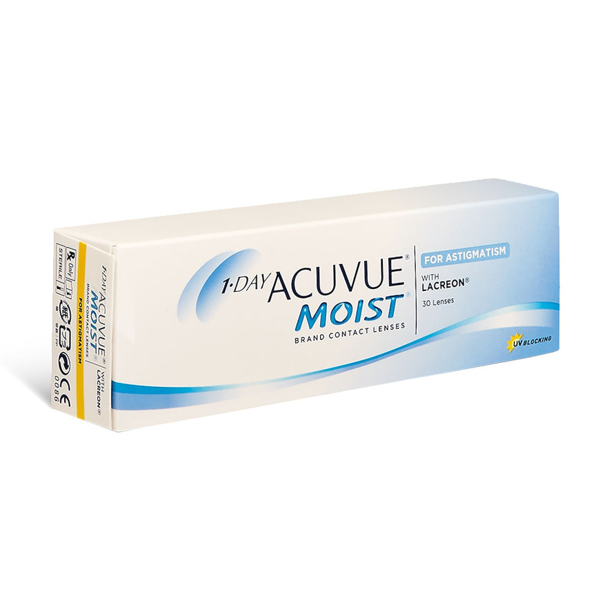 1-DAY ACUVUE MOIST for ASTIGMATISM 30pk - Contact Lenses from Walmart ...