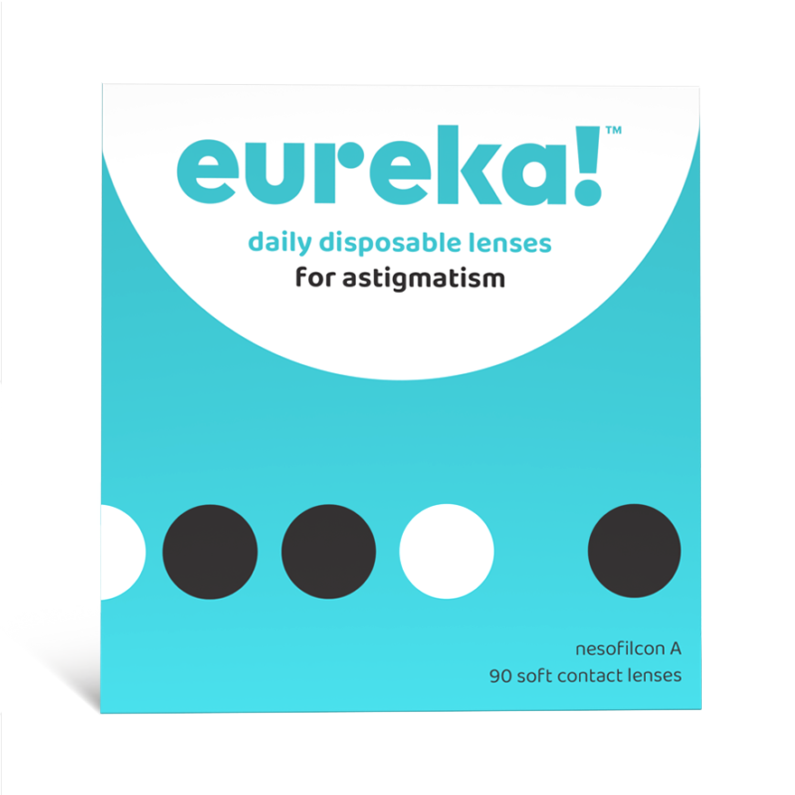 eureka! for Astigmatism 90pk - Contact Lenses from Walmart Contacts